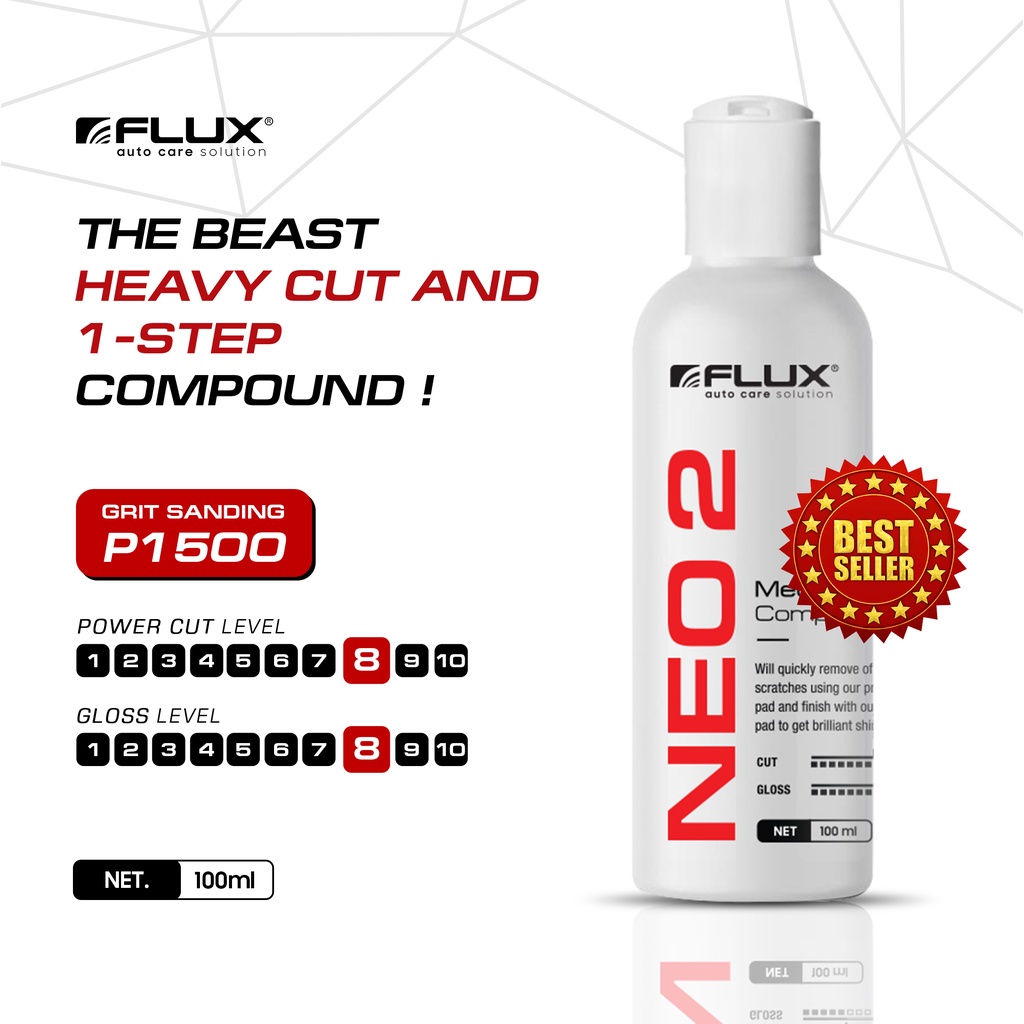 Jual FLUX NEO 2 HEAVY CUT COMPOUND & 1 STEP COMPOUND - COMPOUND MOBIL ...