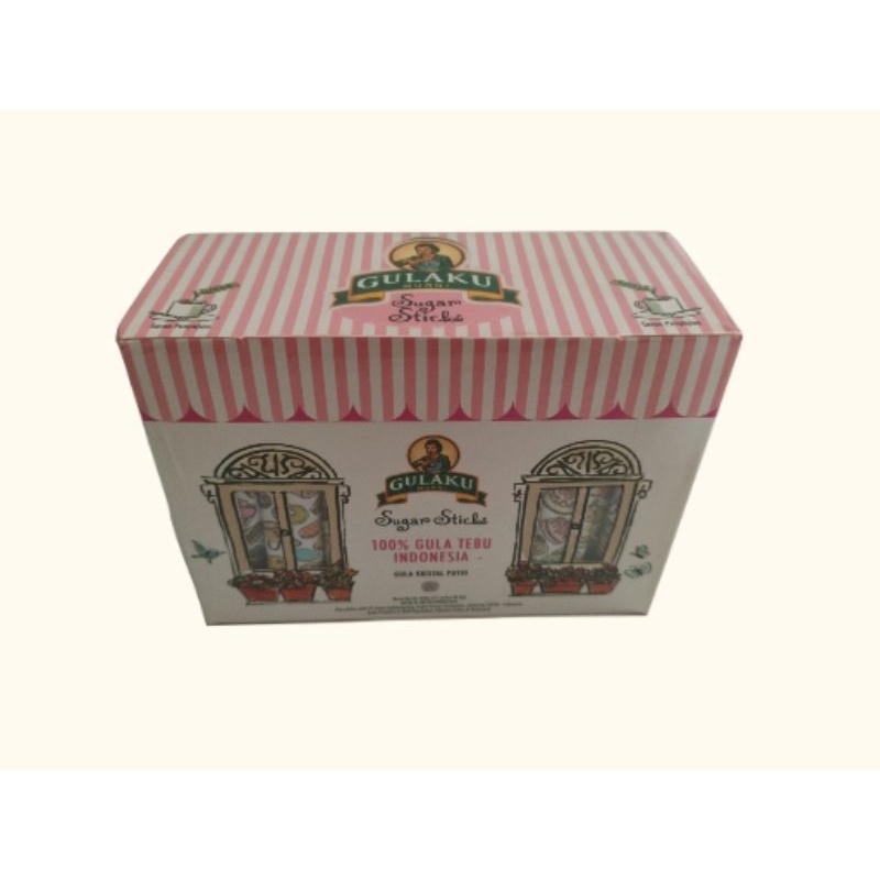Jual Gulaku Sticks isi 75 sachet x 8 gram | Gula Pasir Stik | Gulaku ...