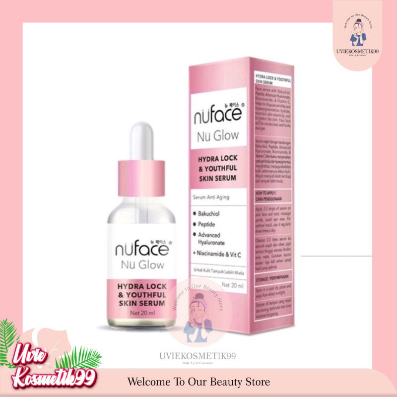 Jual Nuface Nu Glow Hydra Lock & Youthful Skin Serum ( Serum Anti Aging ...