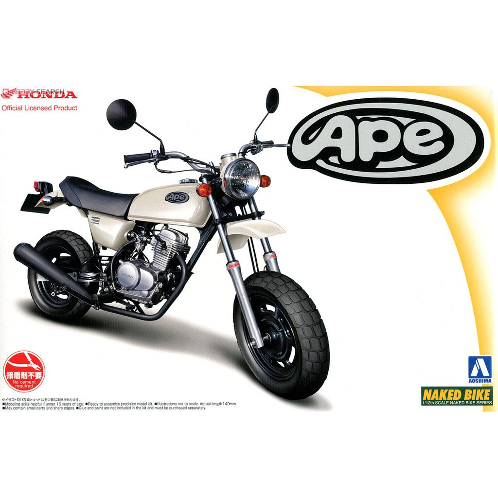 Jual AOSHIMA 1/12 Honda Ape 50 - Model Kit Motor Indonesia|Shopee Indonesia