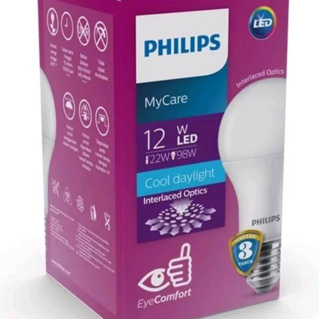 Jual Lampu Philips Led 12 Watt MyCare | Shopee Indonesia