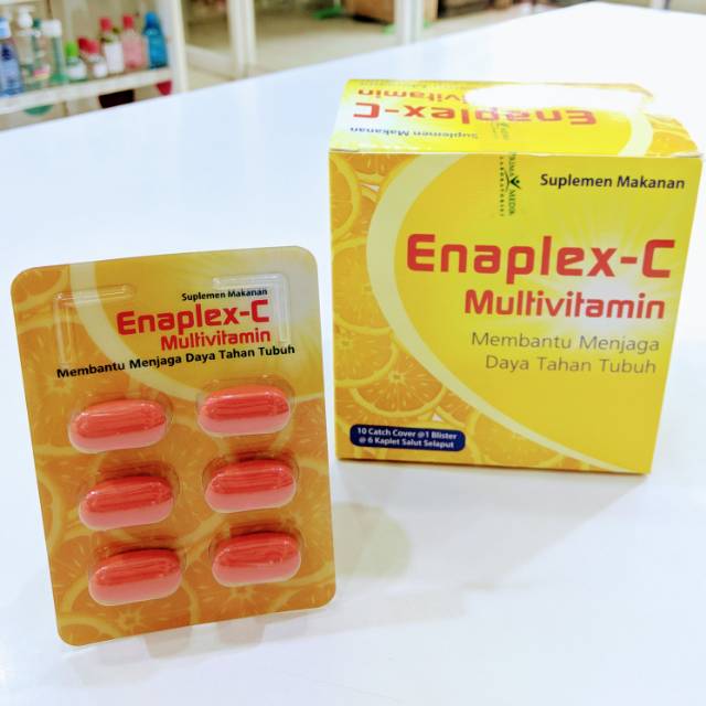 Jual Enaplex - C 500 Mg (1 box isi 10 Strip ) | Shopee Indonesia