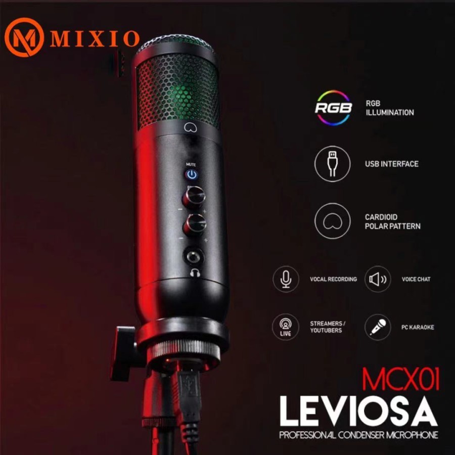 Jual MIXIO - MCX01 Microphone / Microphone Condenser Professional ...
