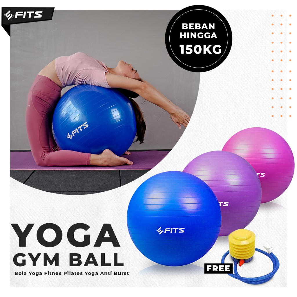 Jual SFIDN FITS Gym Yoga Ball | Bola Yoga Fitnes Pilates Yoga Anti ...