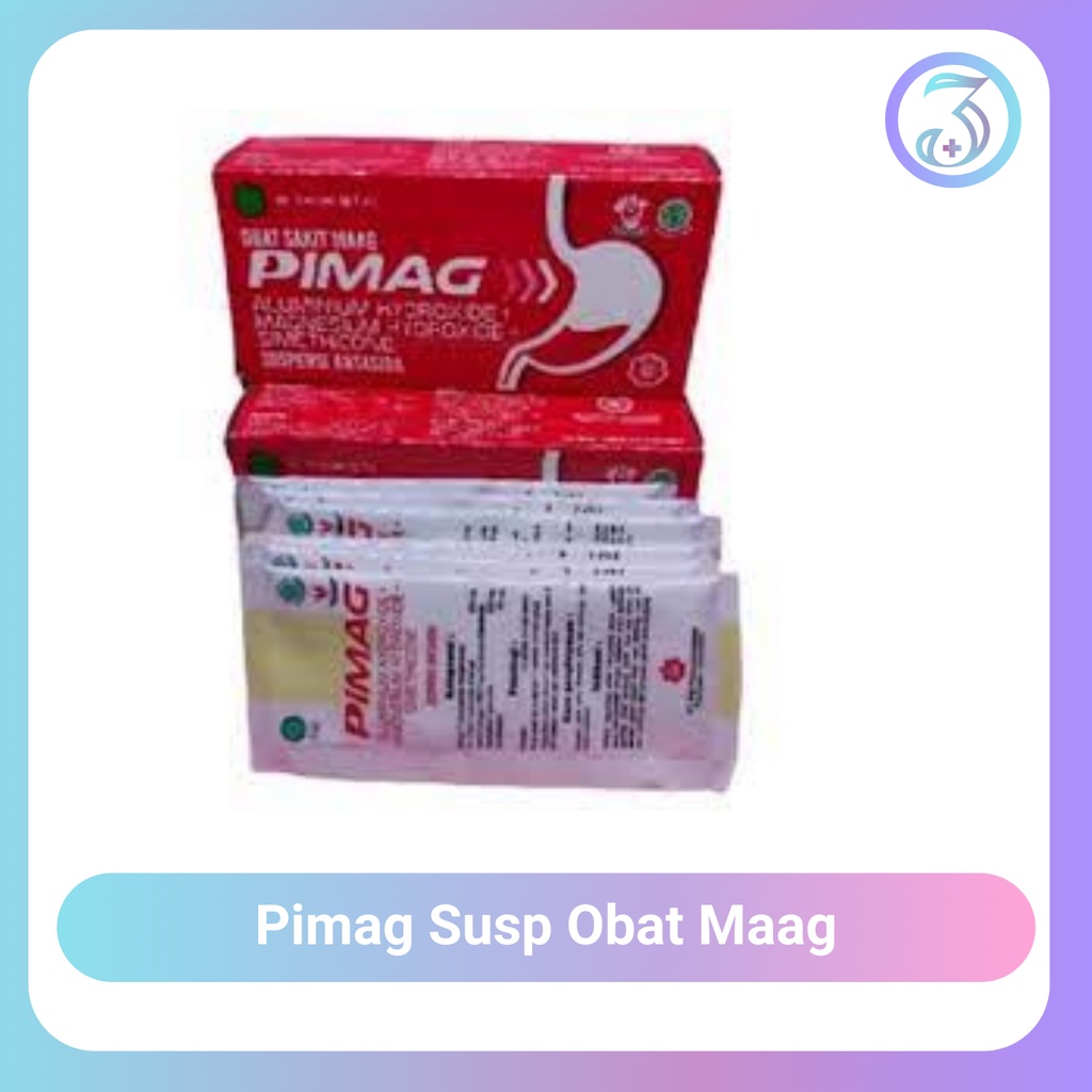 Jual Obat Sakit Maag PIMAG Per Box isi 6 Sachet | Shopee Indonesia