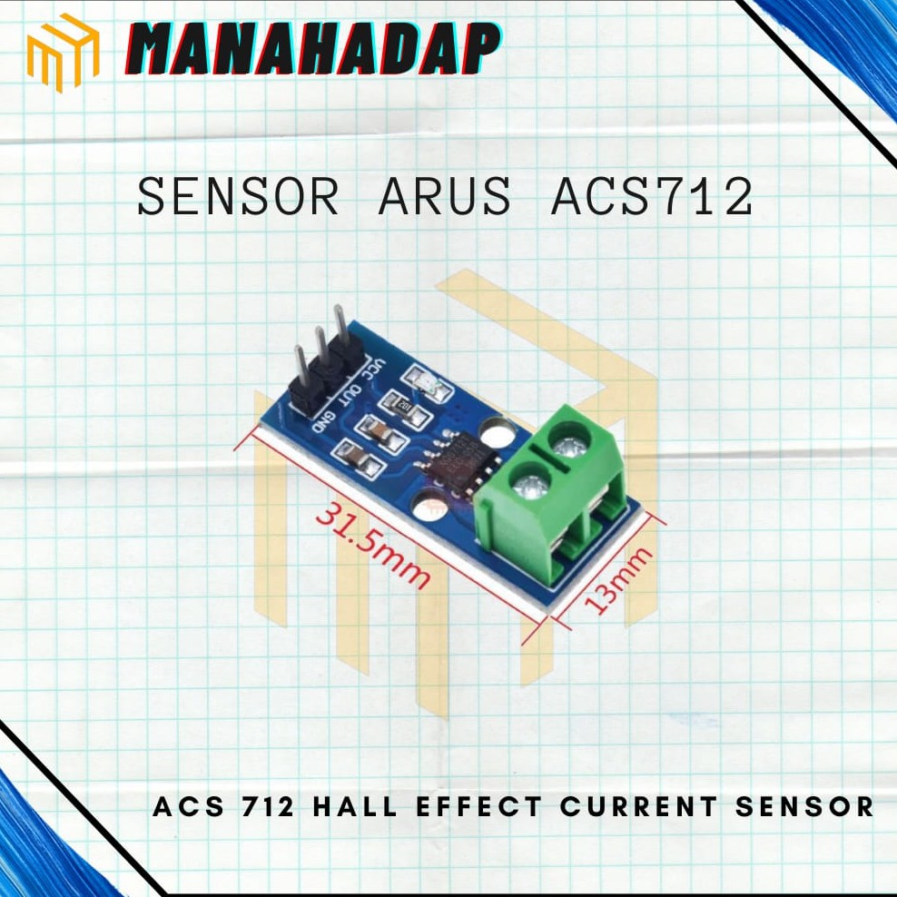 Jual Sensor Arus ACS712 30 A Indonesia|Shopee Indonesia