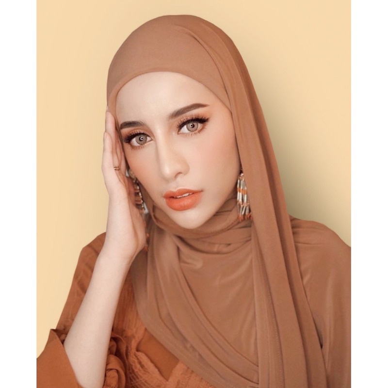 Jual PASHMINA INNER 2IN1 CERUTY BABYDOLL 180x75CM | Shopee Indonesia