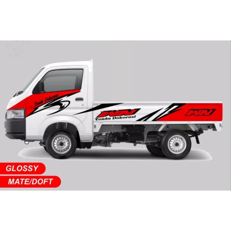 Jual 0135 cutting sticker mobil pick up NEW CARRY desain bisa custom ...