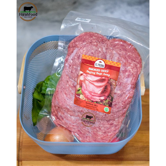 Jual Smoked Beef Ham Sliced Round / Daging Sapi Asap Bulat (Qty. 500 gr ...