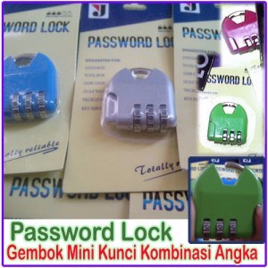 Jual Password Lock Gembok Mini Pin Menggunakan Angka Unik | Shopee ...