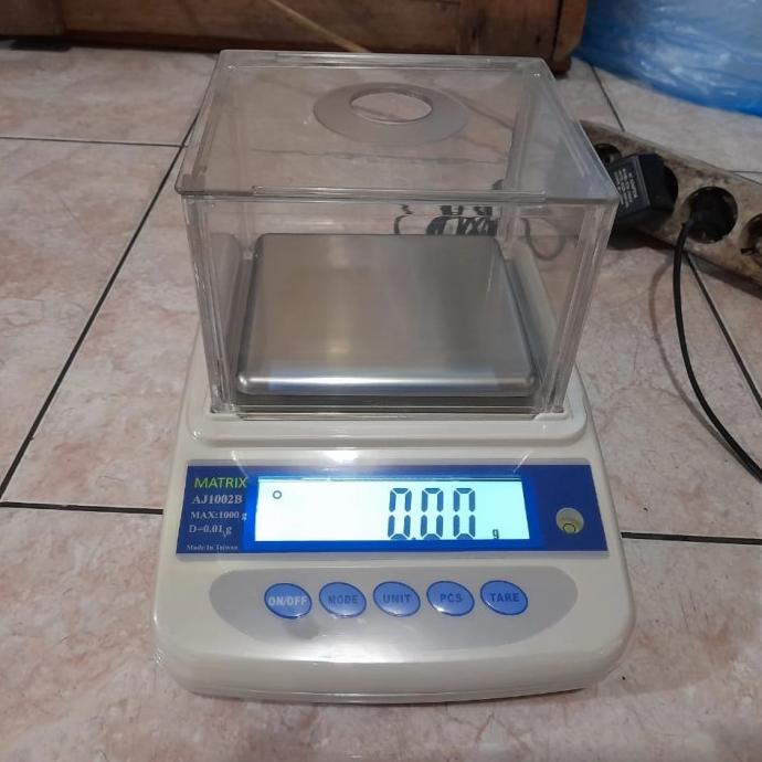 Jual Neraca Analitik 3 kg ( 3000 gram ) x 0.01 gram ,Matrix | Shopee ...