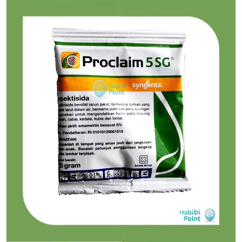 Jual PROCLAIM 5 SG (25 GRAM) - Proclaim 25 Gram Insektisida Ulat Grayak ...