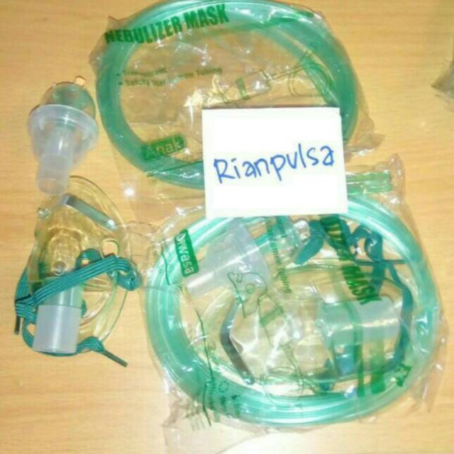 Masker Nebulizer Nebu Balita Anak Dewasa Tua Teraphi Sesak Nafas Asma ...
