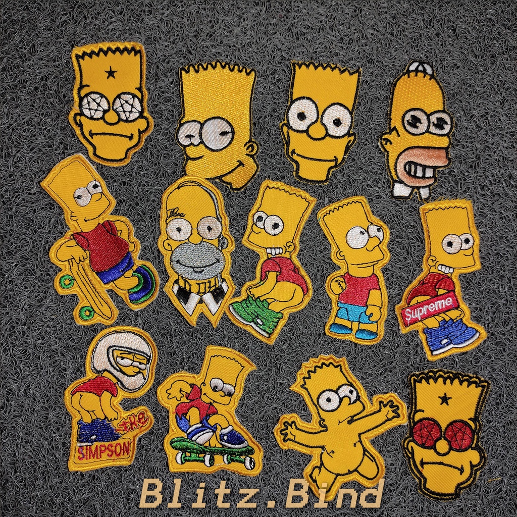 Jual Patch Bordir Emblem Simpsons | Shopee Indonesia