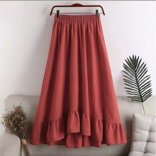 Jual Rok linen / rok panjang / rok wanita remurah / rok kekinian / rok ...