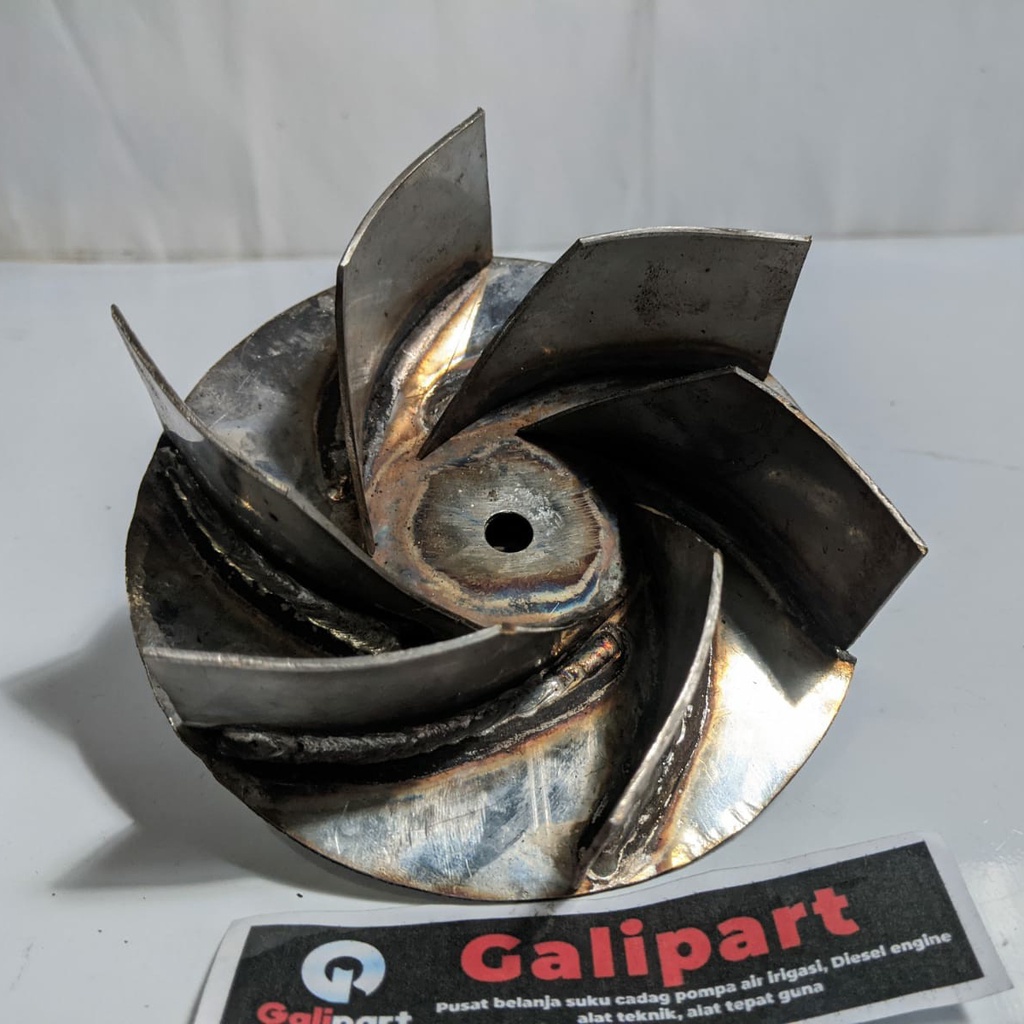 Jual Kipas impeller daun 6 pompa keong alkon modifikasi gx160 gx200 ...