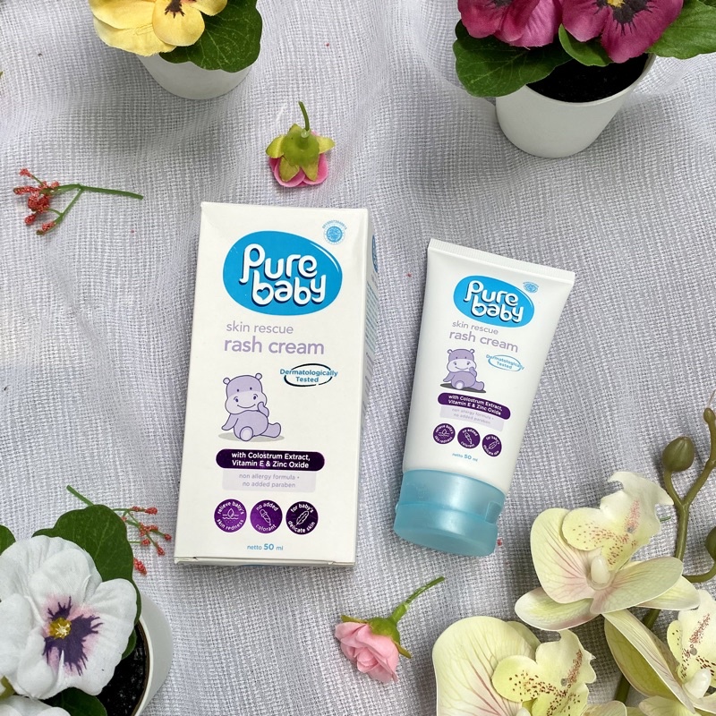 Jual Purebaby Skin Rescue Rash Cream 50ml (Krim Bayi anti ruam ...
