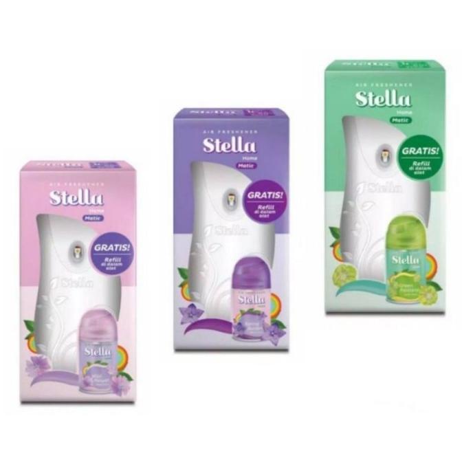 Jual STELLA Matic Pengharum Ruangan Semprot Otomatis 225ml Free Refill ...