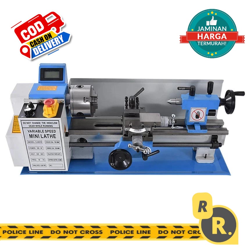 Jual MESIN BUBUT Mesin Bubut Mini Lathe Wood Metalworking DIY Model ...