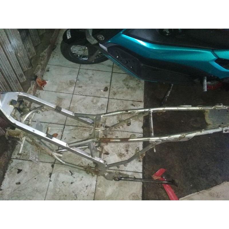 Jual rangka frame sasis kawasaki klx 2013 trail | Shopee Indonesia
