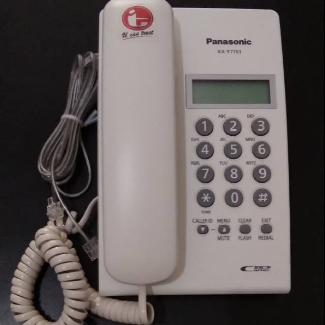 Jual Pesawat Telpon Digital Tanpa Baterai KX-T7703X | Shopee Indonesia