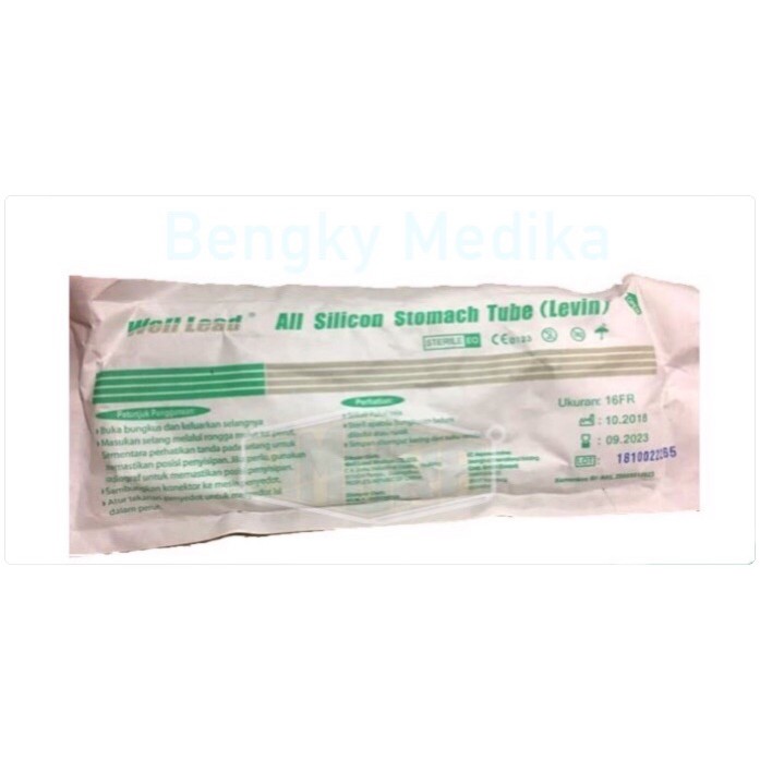 Jual Selang NGT Silicon Stomach Tube (levin) Well Lead Selang Makan ...