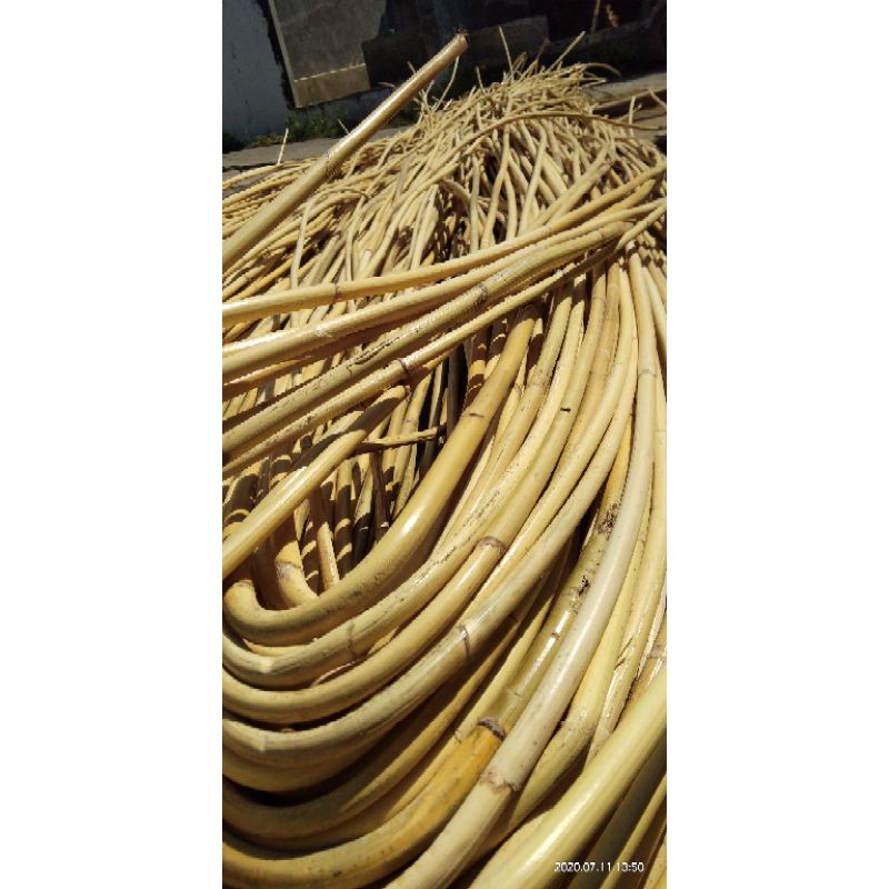 Jual Tali Rotan Kulit Bentuk bulat Panjang 5-6meter diameter 10-11mm ...
