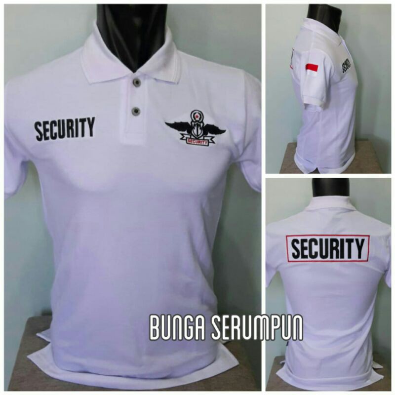 Jual KAOS SECURITY WINGS - KAOS KERAH SECURITY PUTIH WINGS FULL BORDIR ... Jual KAOS SECURITY WINGS - KAOS KERAH SECURITY PUTIH WINGS FULL BORDIR ...