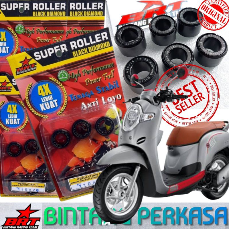 Jual ROLLER RACING BRT SCOOPY FI SCOOPY DONAT BEAT FI LOLER ROLER RACING SCOOPY BRT | Shopee ...