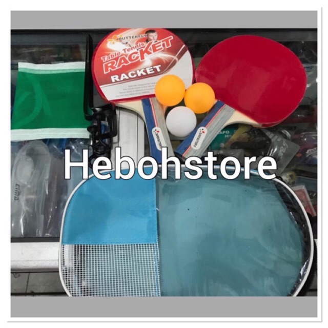 Jual Bat bad tenis meja ping pong butterfly satu set murah | Shopee Indonesia