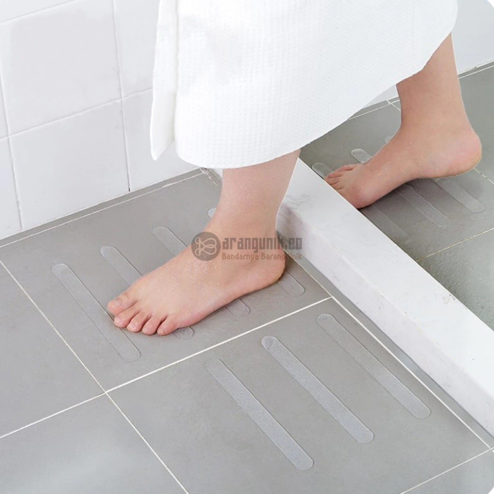 Jual Sticker Anti Slip Grip untuk Lantai Kamar Mandi isi 5 strip Safety ...