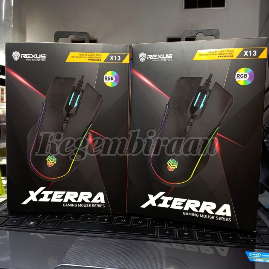 Jual Mouse Gaming Rexus X13 Xierra RGB Macro Gaming Mouse RGB | Shopee ...
