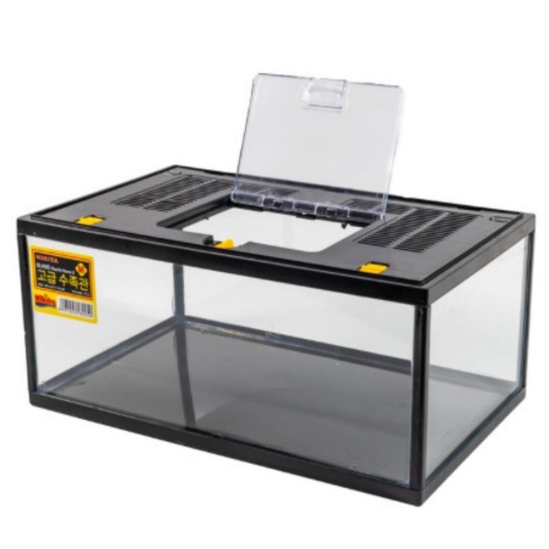 Jual AQUARIUM SIZE M AKUARIUM MINI ACRYLIC KECIL AKRILIK REPTIL IKAN + TUTUP NIKITA SIZE M ...