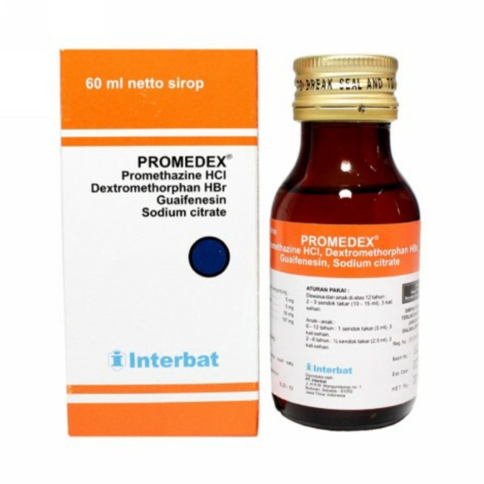 Jual PROME-DEX SIRUP 60ML // Obat Batuk Alergi | Shopee Indonesia