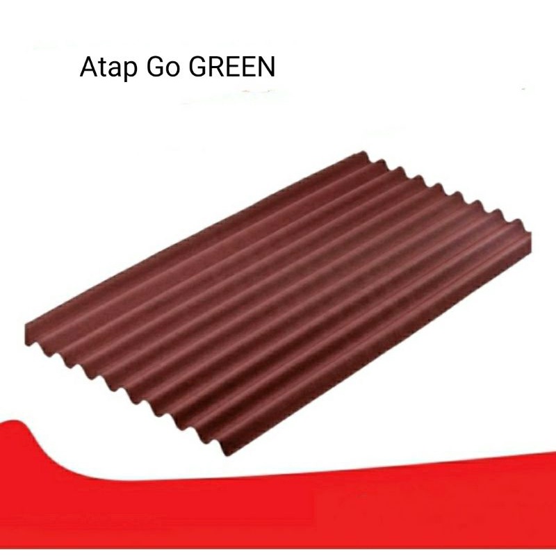 Jual Atap PVC Go Green 80 X 210 Cm Maron | Shopee Indonesia