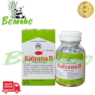 Jual KALZANA D Tablet Kunyah Botol isi 100 Tablet - Kalsium Vitamin D ...