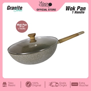 Jual STEIN Wok Pan Panci GERMAN ANTI-LENGKET (6 Layer Granite German ...