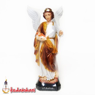 Jual Patung Rohani 3 Malaikat Agung Santo Gabriel Mikael Rafael 20 cm ...