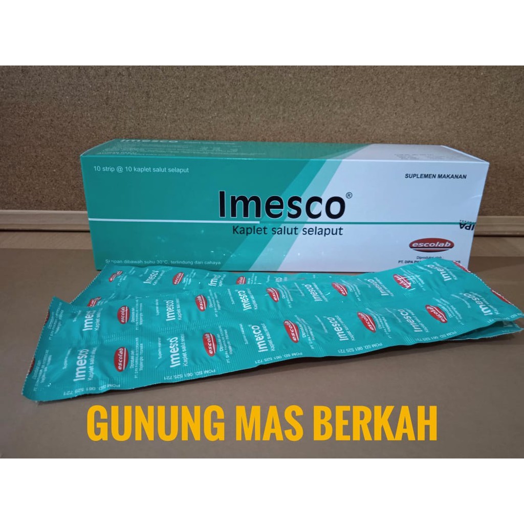 Jual IMESCO imesco 100 Kaplet - suplemen untuk menjaga kesehatan tubuh ...