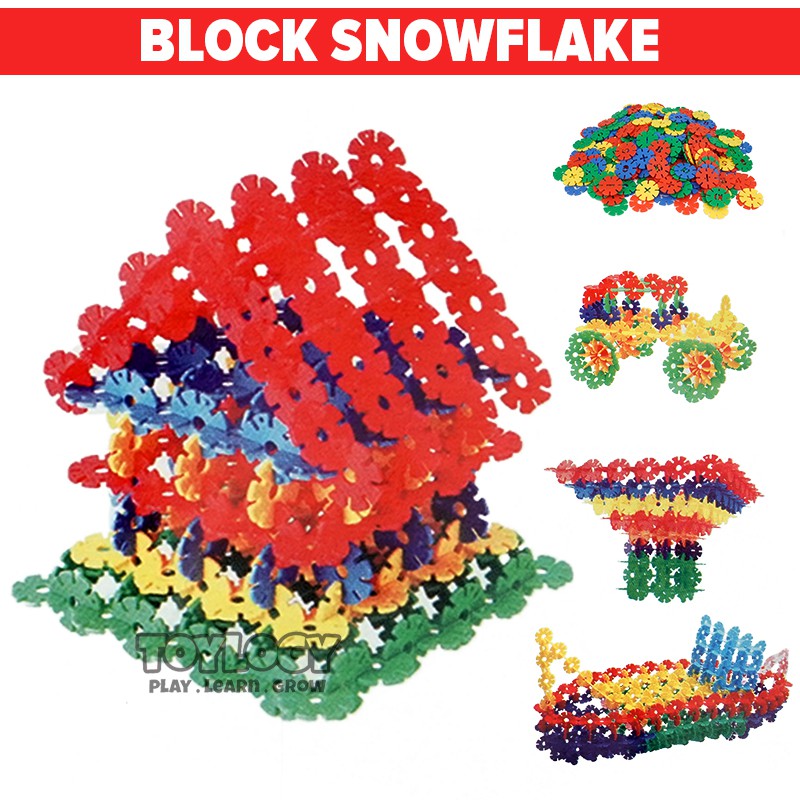 Jual Mainan Edukasi Puzzle Bentuk Bunga Salju Dengan Angka ( Snowflake ...