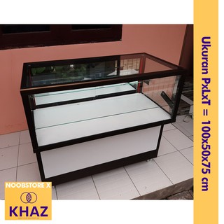 Jual Etalase jualan Pulsa / Etalase Counter HP / Ukuran P100 L45 T80 ...