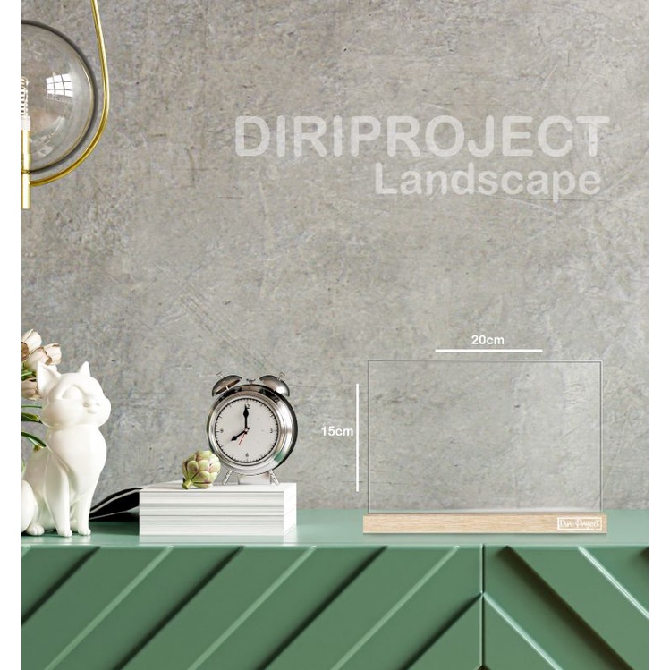 Jual Stand Akrilik Lanscape (Single Stand 21cm + 2 lembar akrilik ...