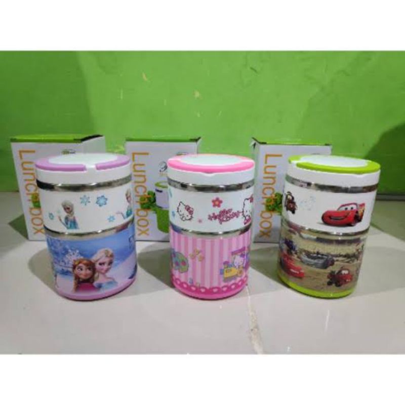 Jual Lunch Box Neng Xiang Colourful Boxes Frozen Tempat Makan Susun ...