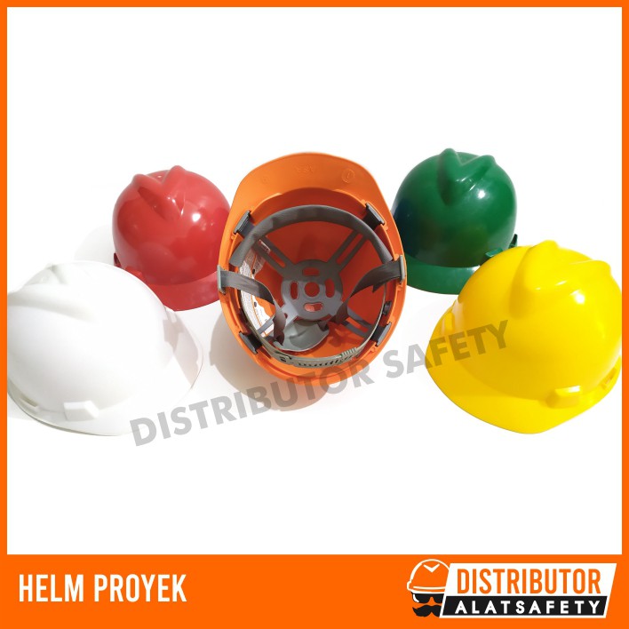 HELM PROYEK SAFETY APD K3 SNI STANDART DAN FASTRACK | Shopee Indonesia