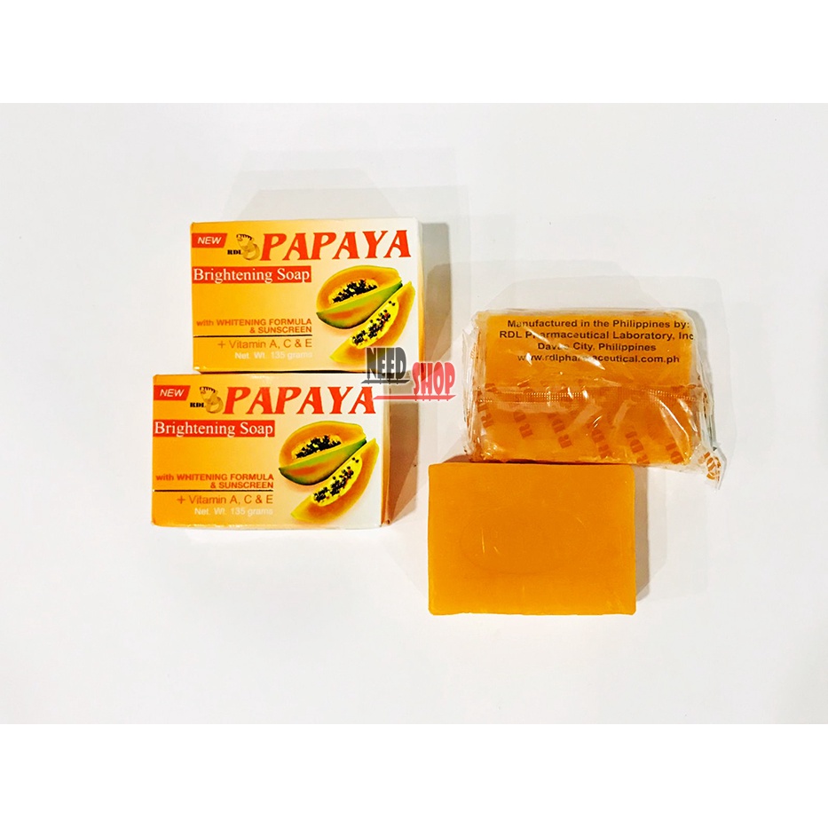 Jual SABUN PEPAYA RDL / PAPAYA RDL SOAP 135 GRAM ORIGINAL BPOM | Shopee ...