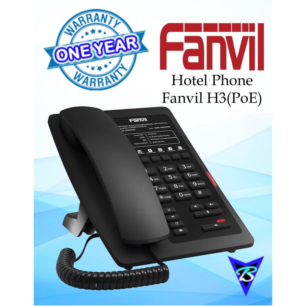 Jual Fanvil H3 Hotel SIP Phone (POE) | Shopee Indonesia