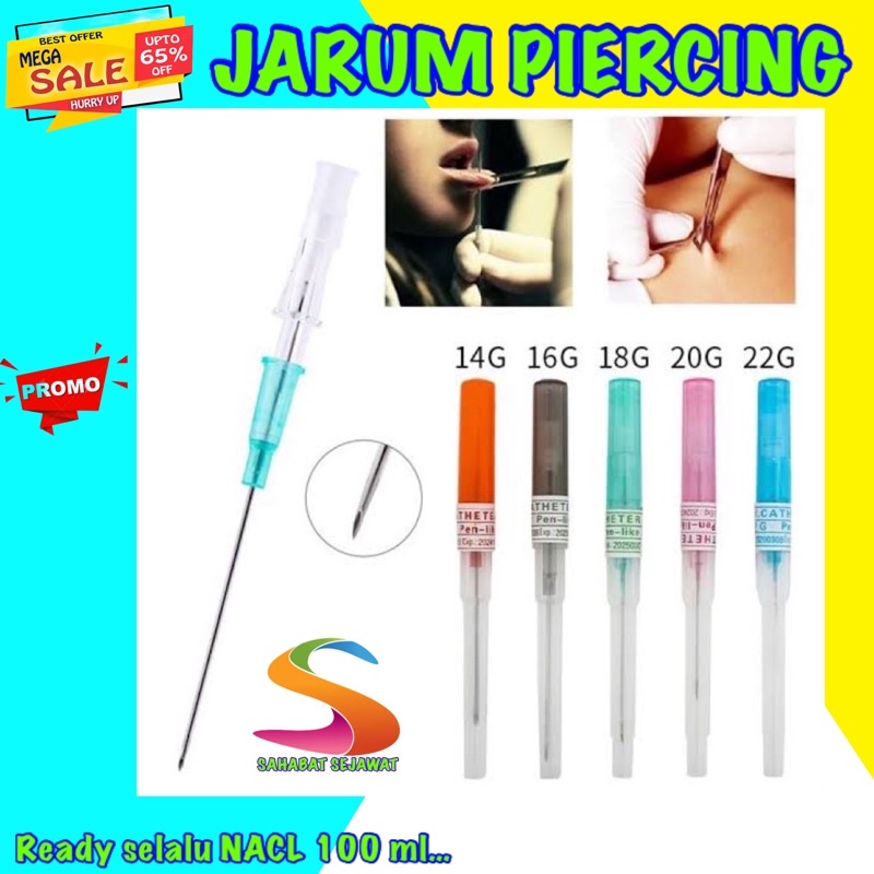 Jual TINDIK / JARUM PIERCING ECER KDE | Shopee Indonesia