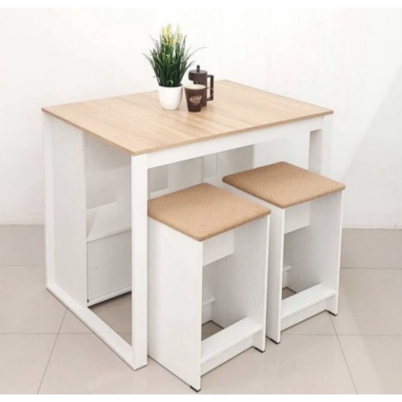 Jual Meja makan selma lovage meja mini bar kursi mini bar meja bar ...
