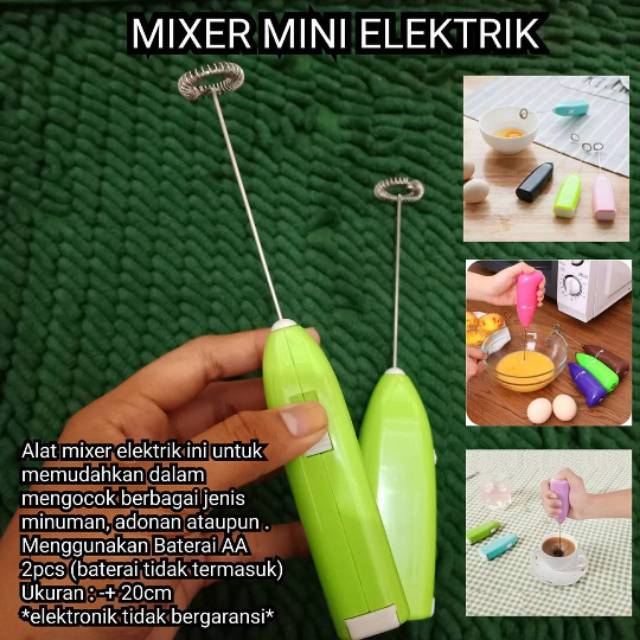 Jual Mixer mini elektrik / hand mixer mini | Shopee Indonesia