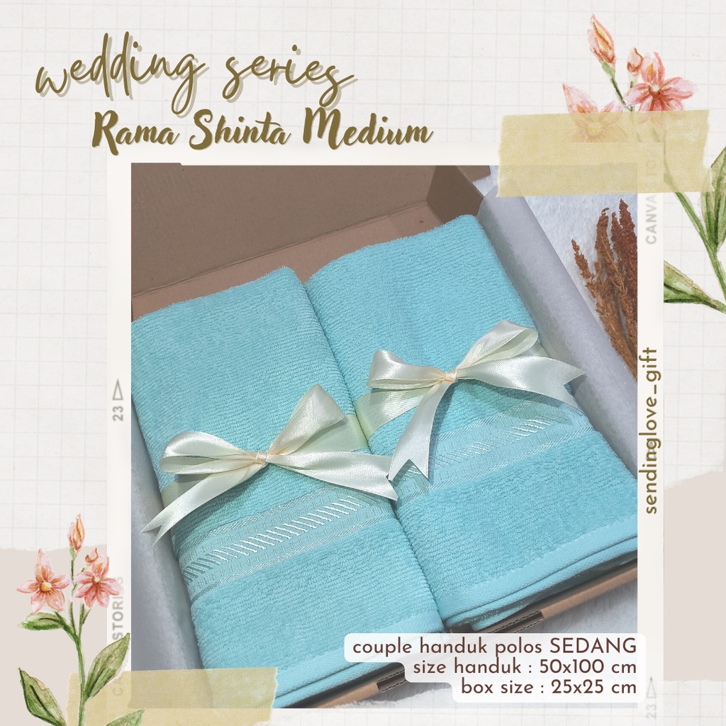 Jual [WS5] Hampers Handuk Wedding Couple | Hampers Couple | Hampers ...